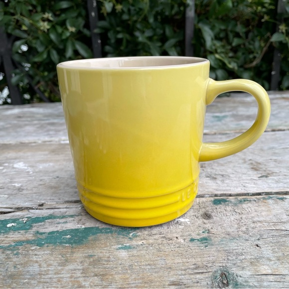 Le Creuset | Dining | Le Creuset Yellow 2 Ounce Stoneware Coffee Mugs ...
